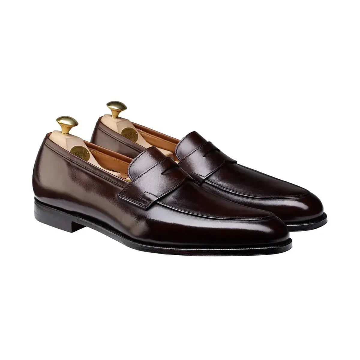 Crockett and Jones Crawford Hand Grade Penny Loafers | Robert Old ...