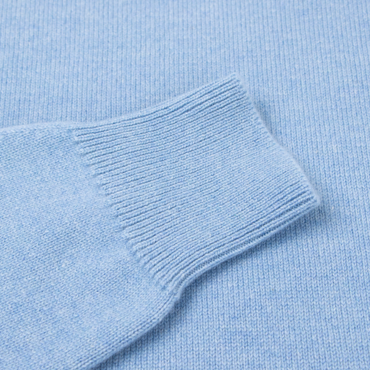 Robert Old Blue Haze Tiree 4ply Crew Neck Cashmere Sweater – Robert Old ...